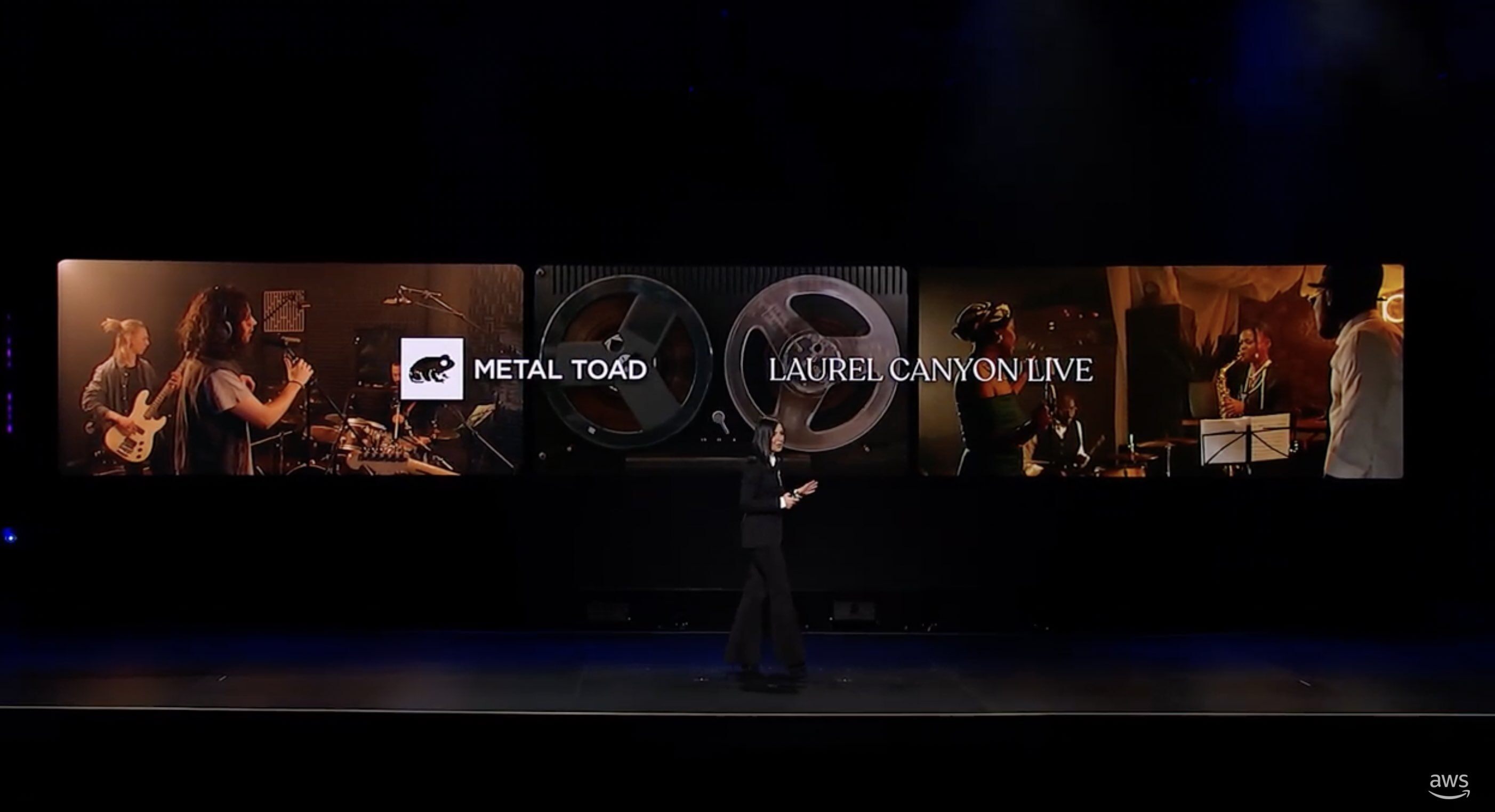 Metal Toad and Laurel Canyon Live featured at AWS Re:Invent 2024